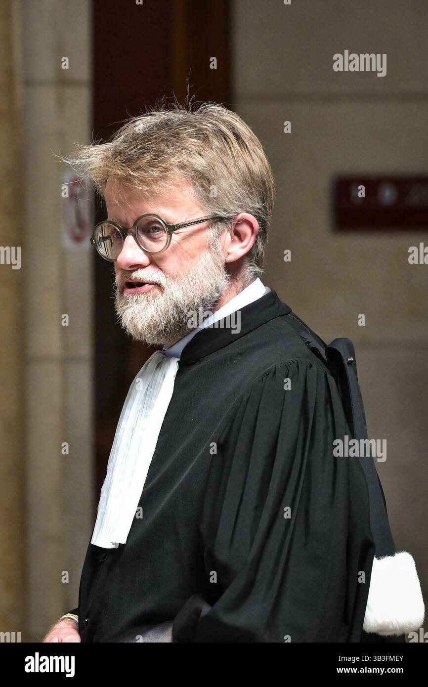 Lawyer Yves Claisse arrives before the Trial of Francois Fillon for ...