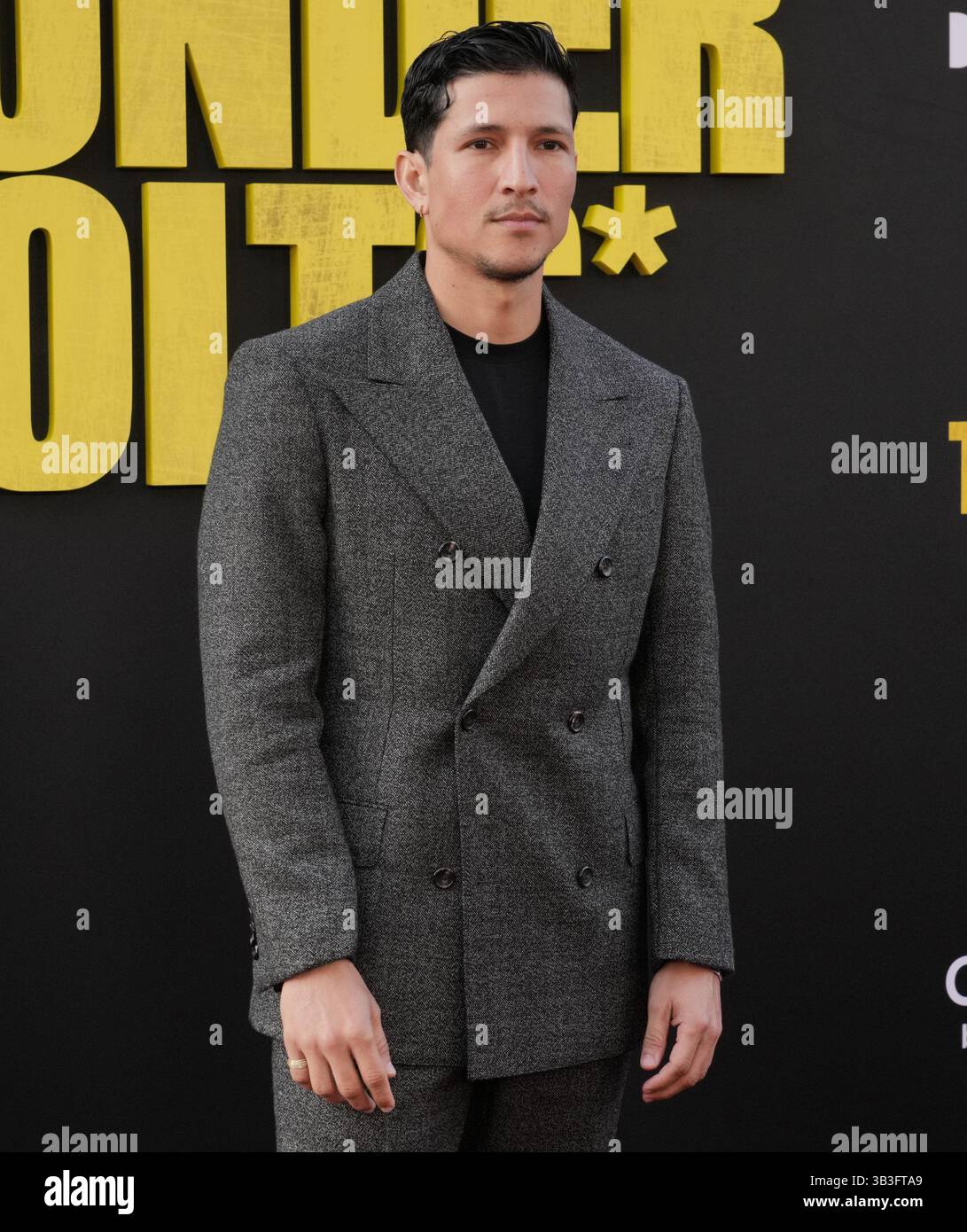 Los Angeles, USA. 28th Apr, 2025. Danny Ramirez arrives at the Marvel ...