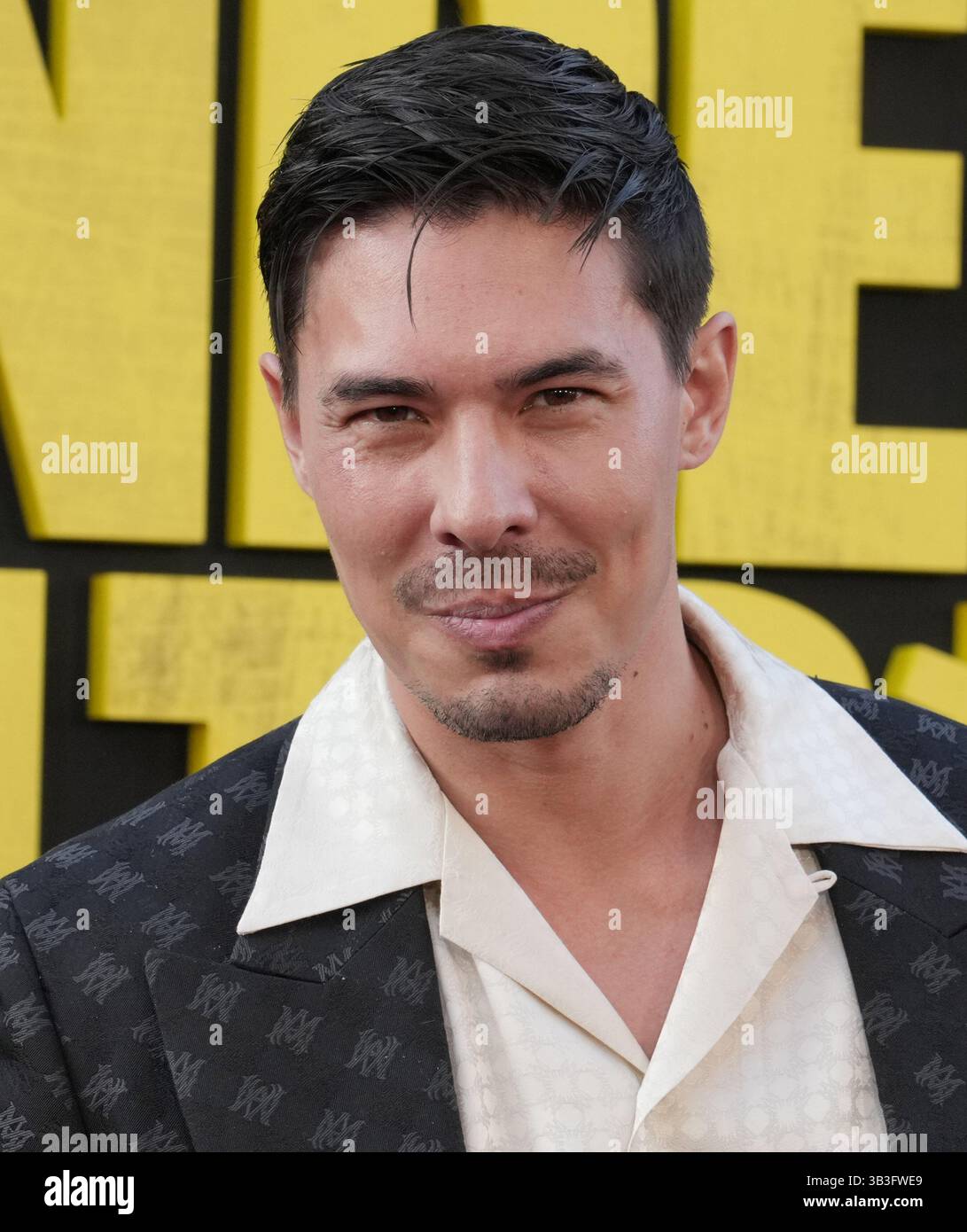 Lewis Tan arrives at the Marvel Studios' THUNDERBOLTS Los Angeles ...