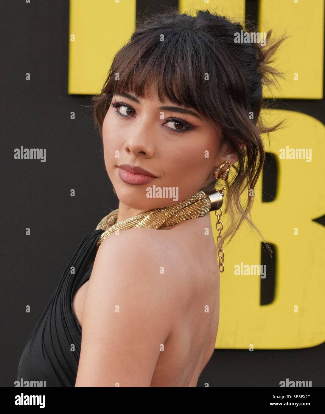 Los Angeles, USA. 28th Apr, 2025. Xochitl Gomez arrives at the Marvel ...