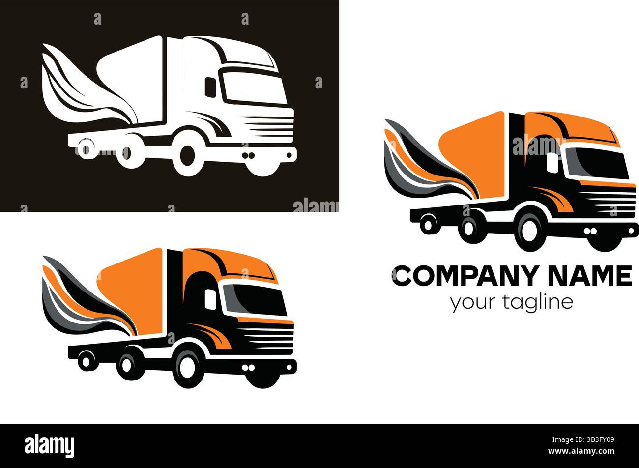 Modern trucks design icon Stock Vector Images - Alamy