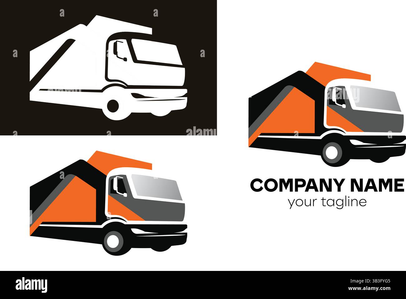 Business logo variations Stock Vector Images - Alamy