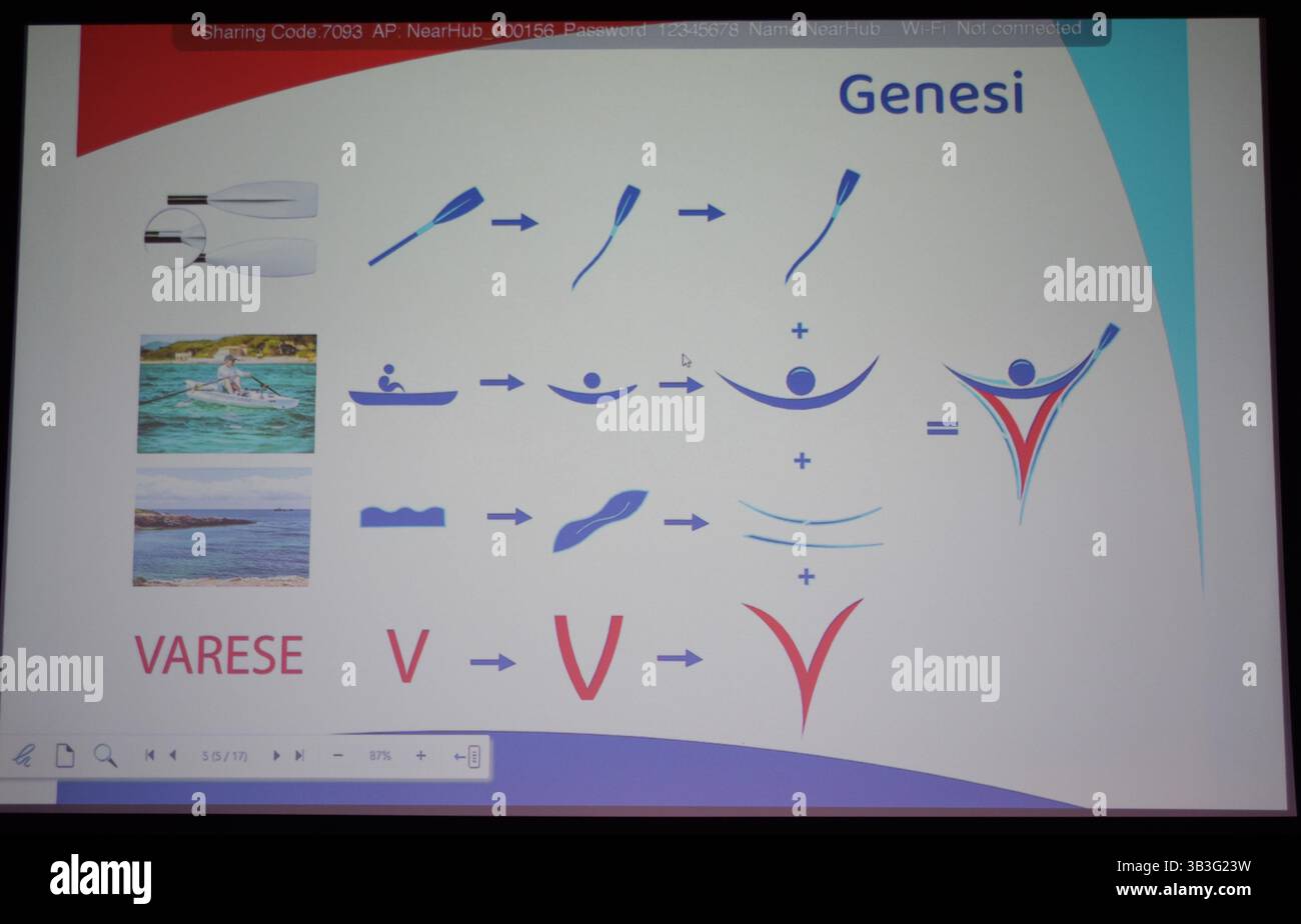 Varese, . 29th Apr, 2025. Varese, Italy Preview of the new official ...
