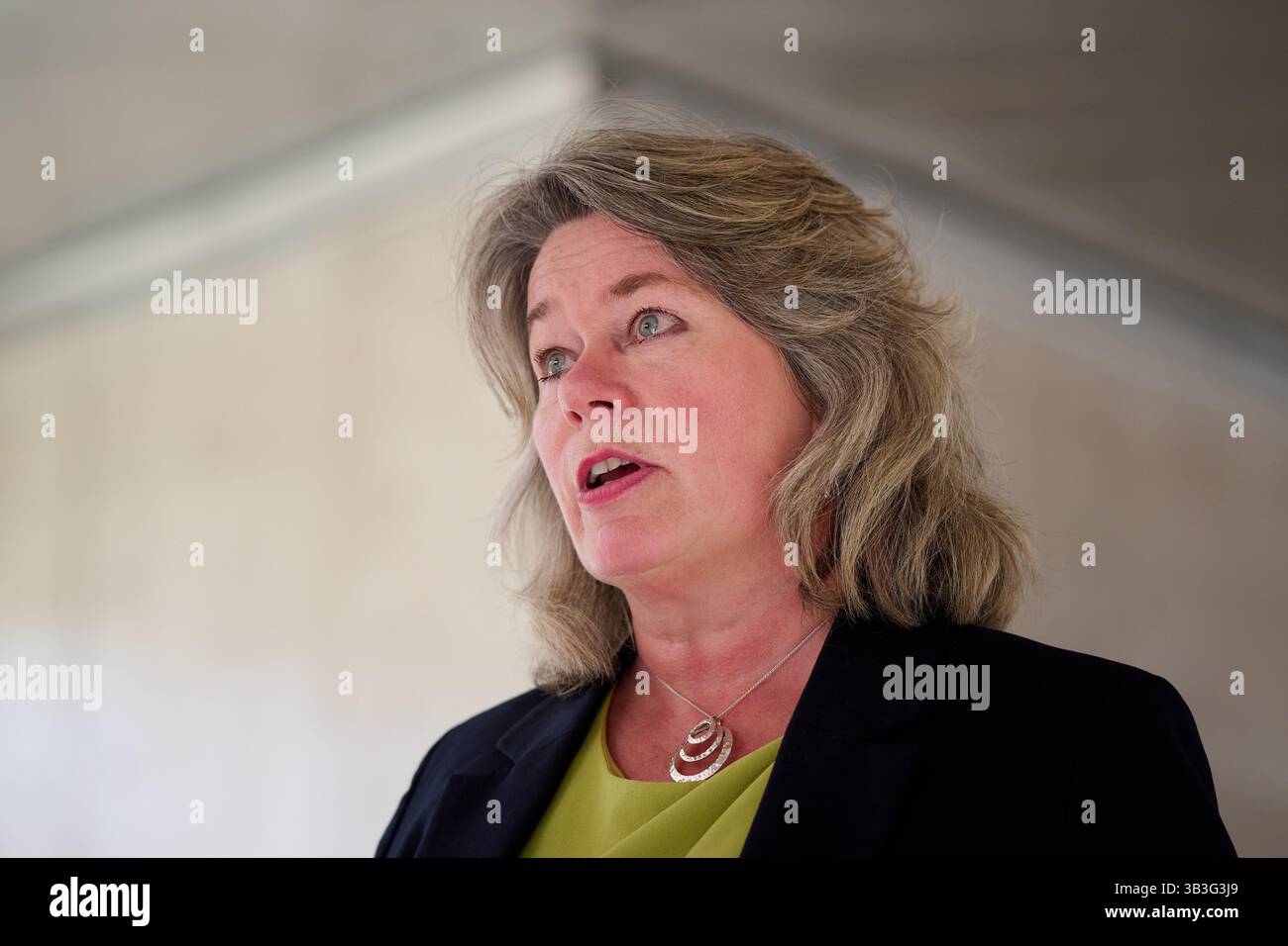 Edinburgh Scotland, UK 29 April 2025. Michelle Thomson MSP at the ...