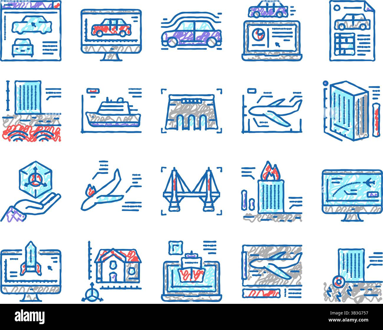 Bridge model testing Stock Vector Images - Alamy