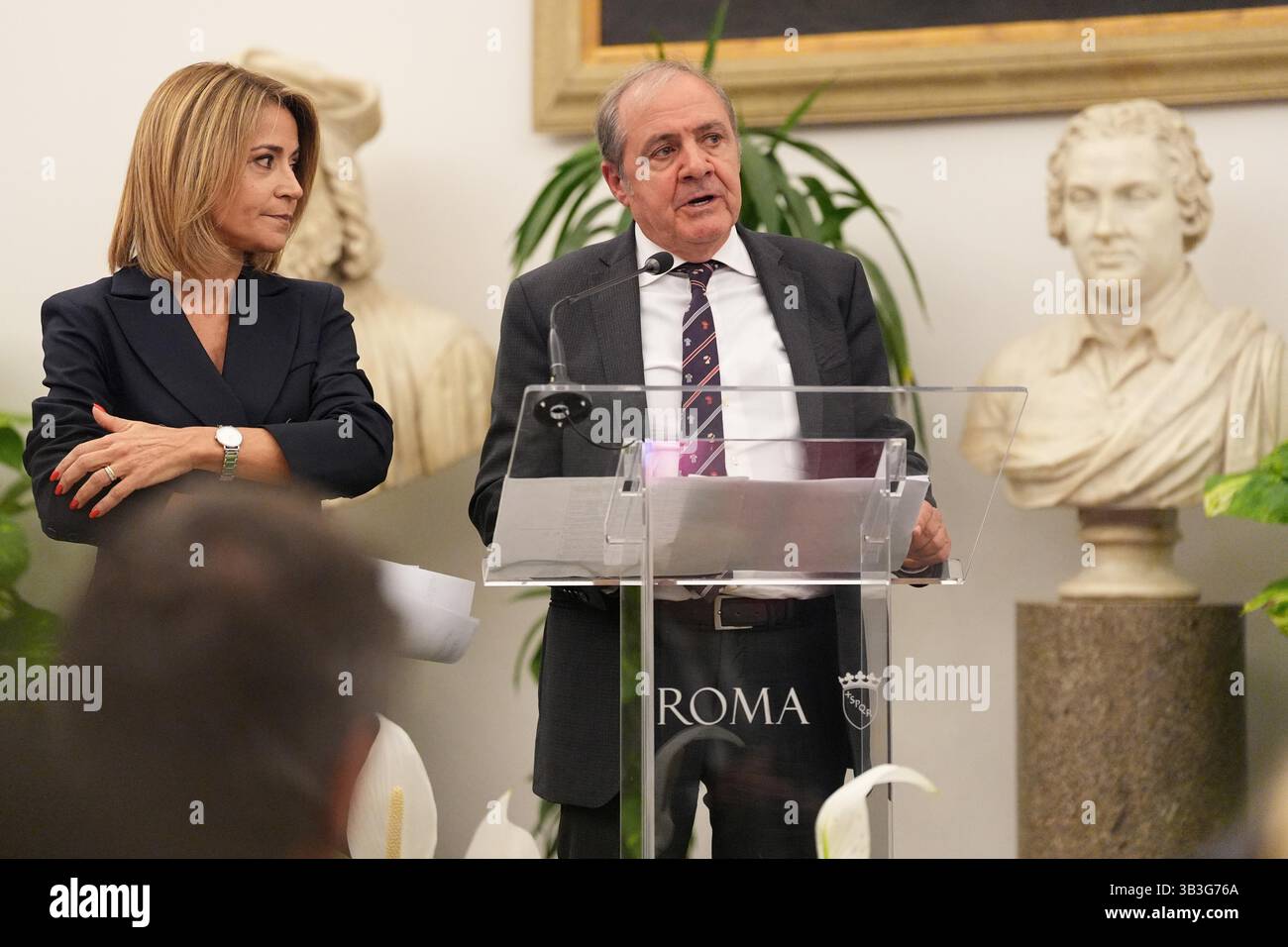 Cristina Fantoni Mauro Vegni during the Presentation of the Grand ...