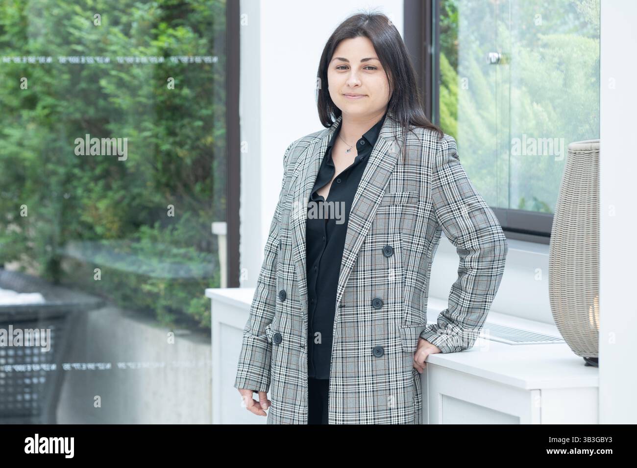 Rome, Italy. 28th Apr, 2025. 4/28/2025 Italian director Francesca Schirru attends the photocall ...