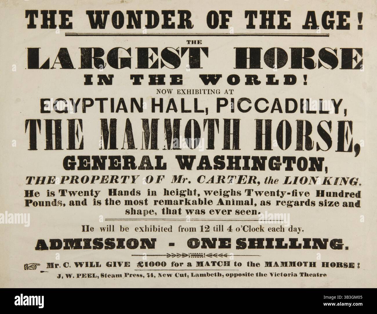 Victorian music hall poster hi-res stock photography and images - Alamy