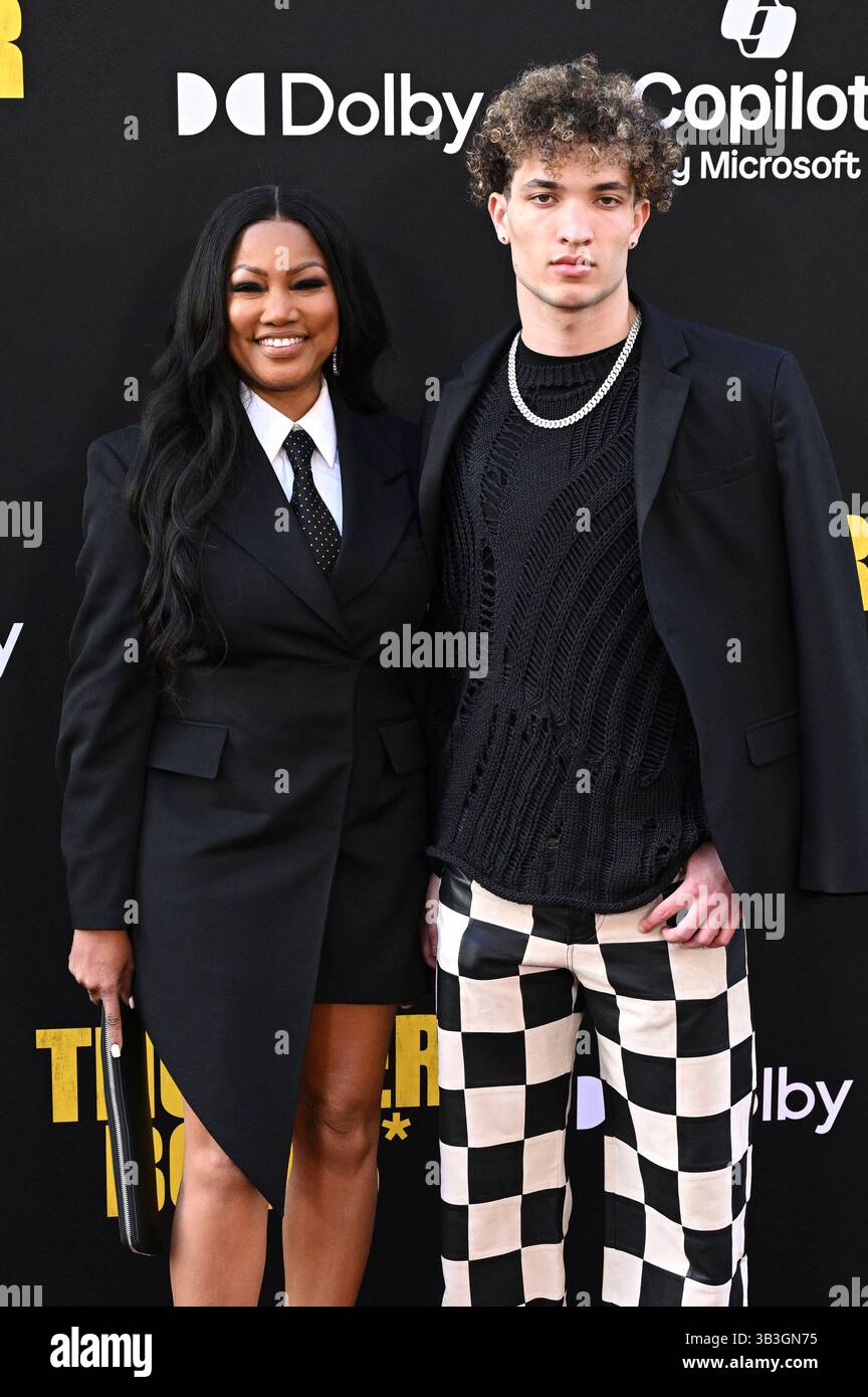 Garcelle Beauvais mit Sohn Jaid Thomas Nilon bei der Weltpremiere des ...