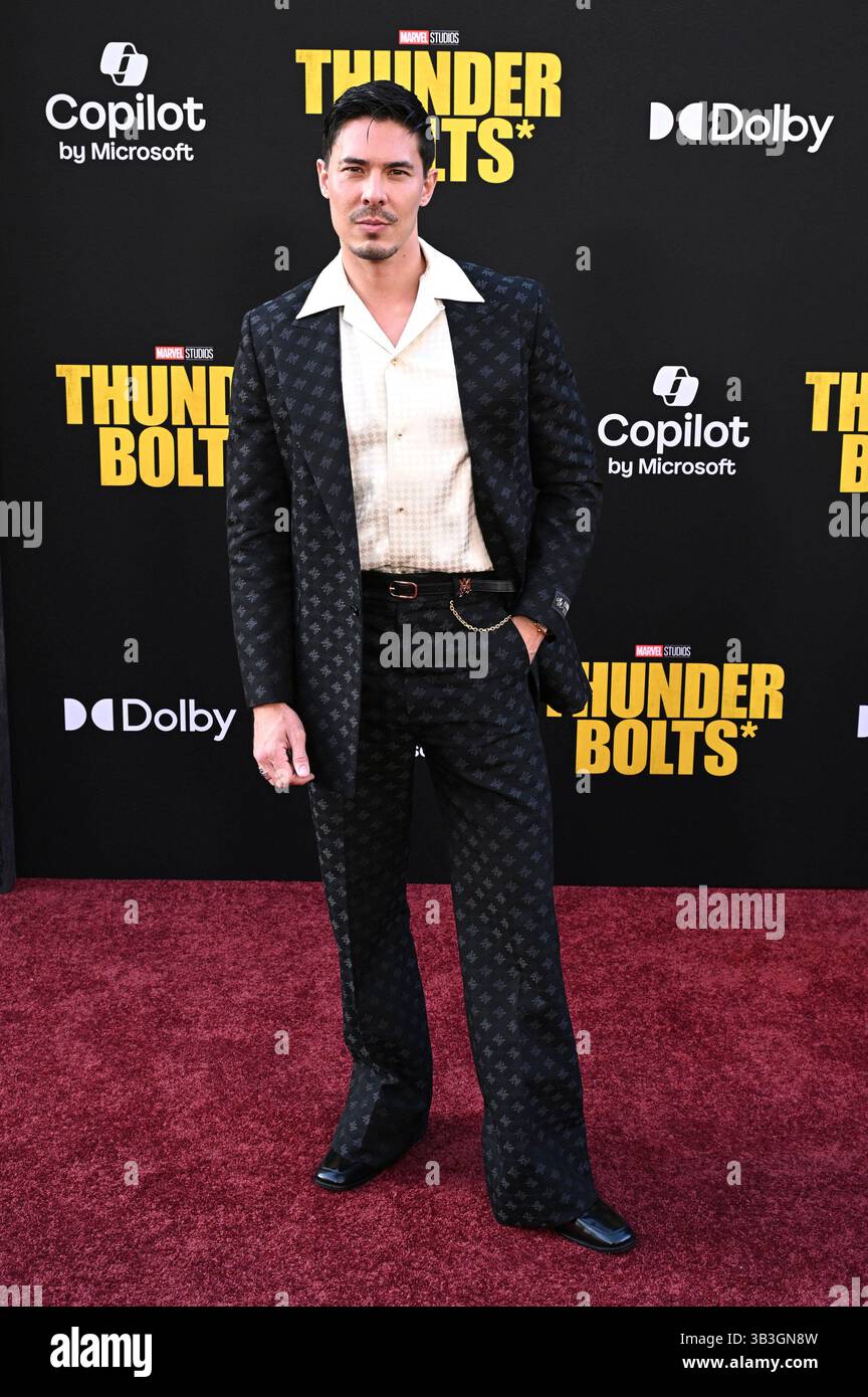 Lewis Tan bei der Weltpremiere des Kinofilms Thunderbolts im Dolby ...