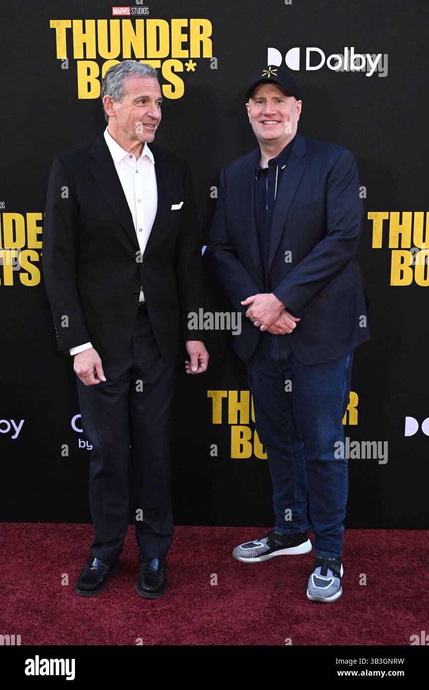 Bob Iger und Kevin Feige bei der Weltpremiere des Kinofilms ...