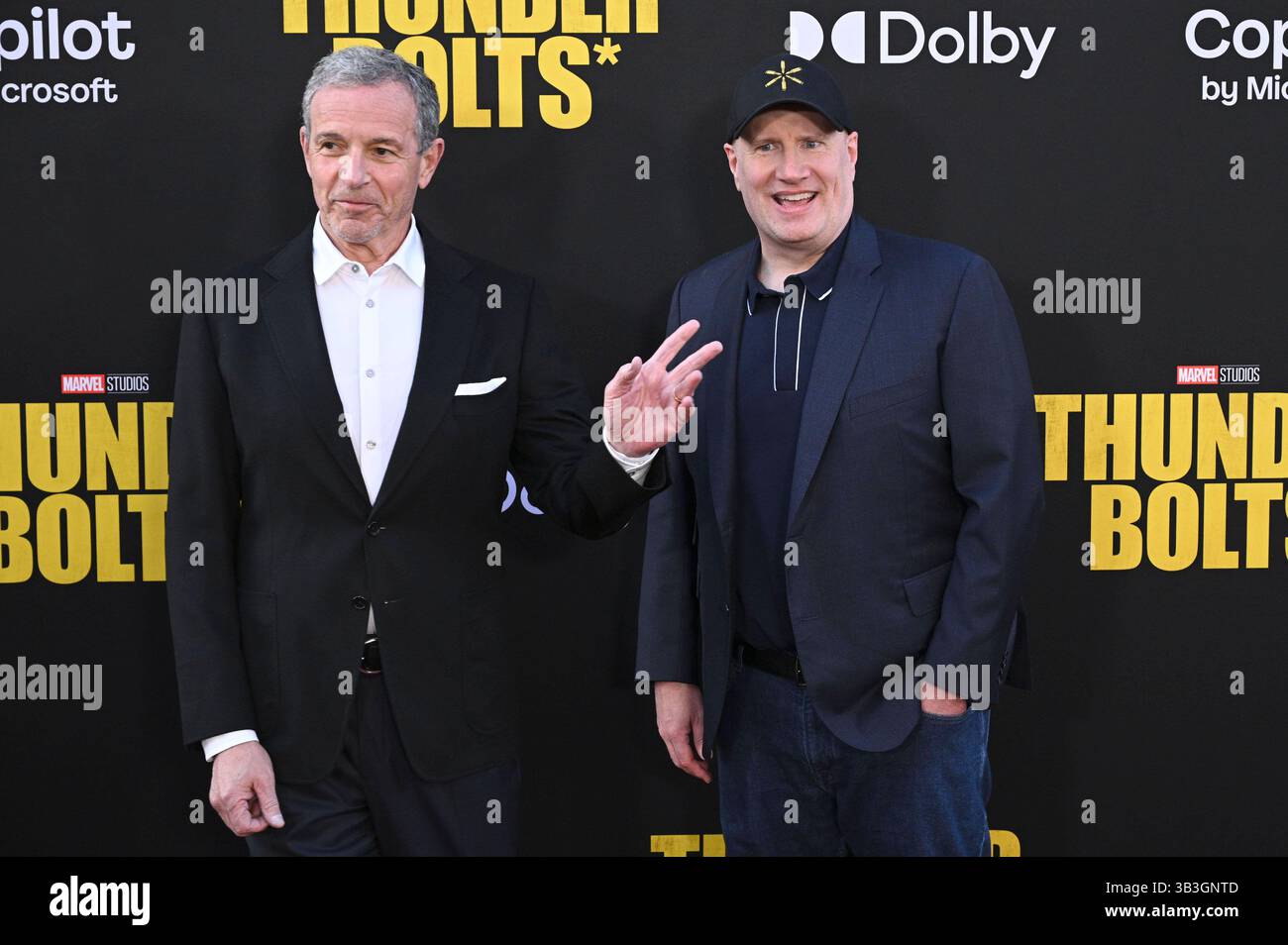 Bob Iger und Kevin Feige bei der Weltpremiere des Kinofilms ...