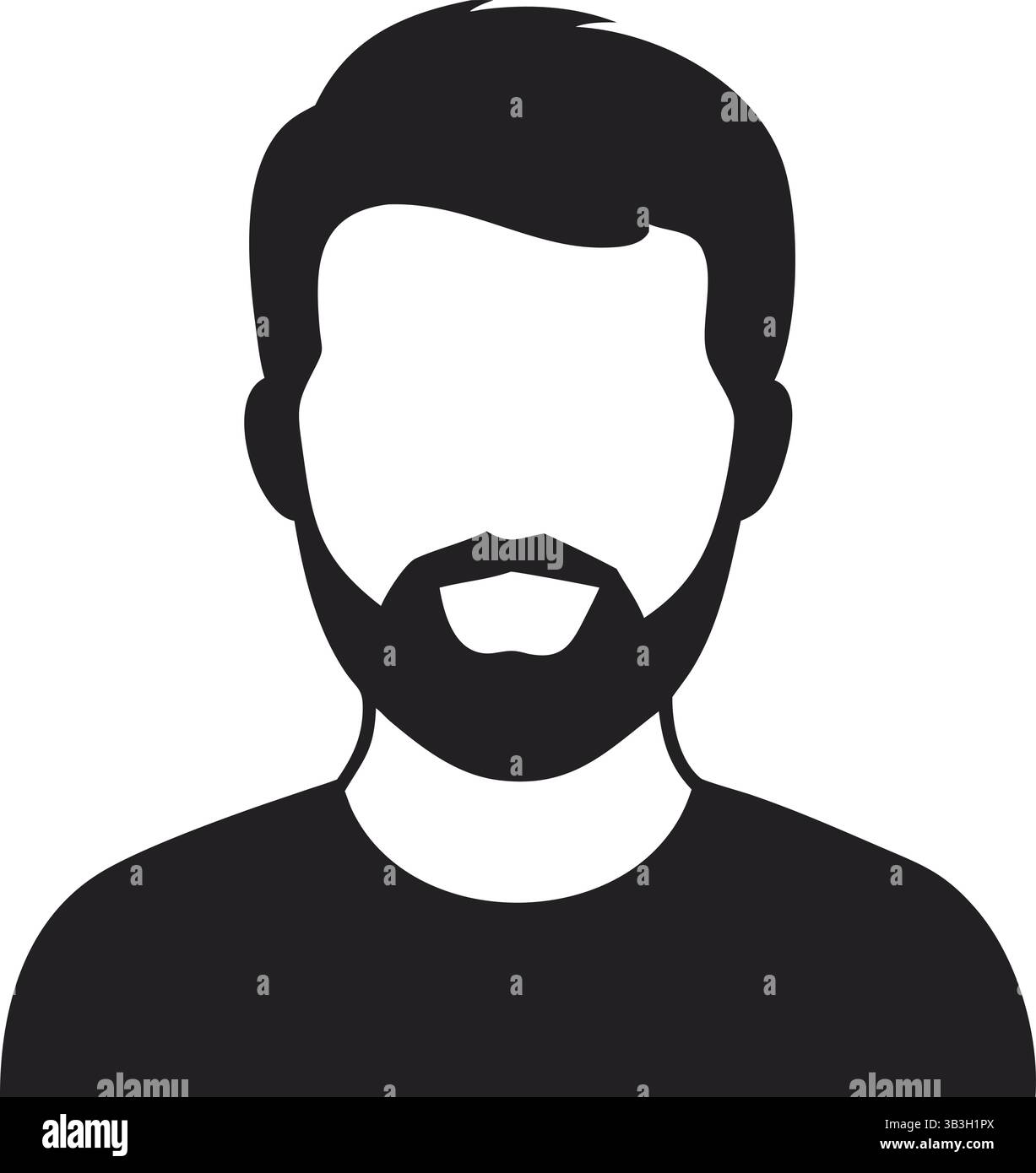 Minimalist Male Silhouette with Glasses | Intellectual | Clean ...