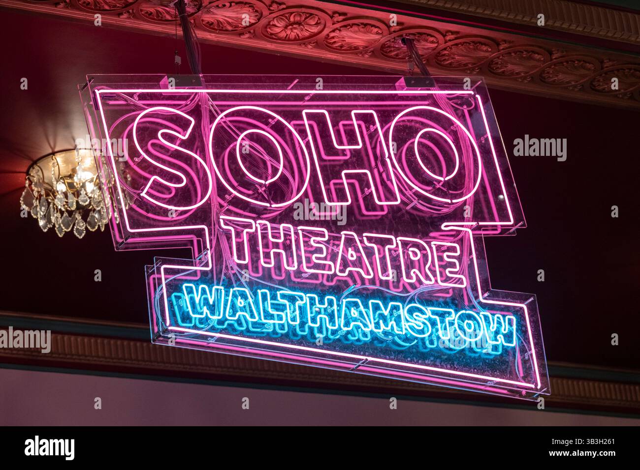 London, UK. 29 April 2025. General view of the entrance to the new Soho Theatre Walthamstow. It ...