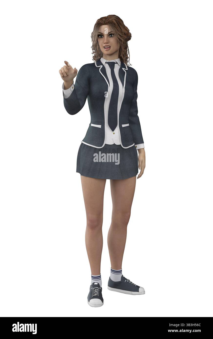 Pupil in high school Cut Out Stock Images & Pictures - Alamy