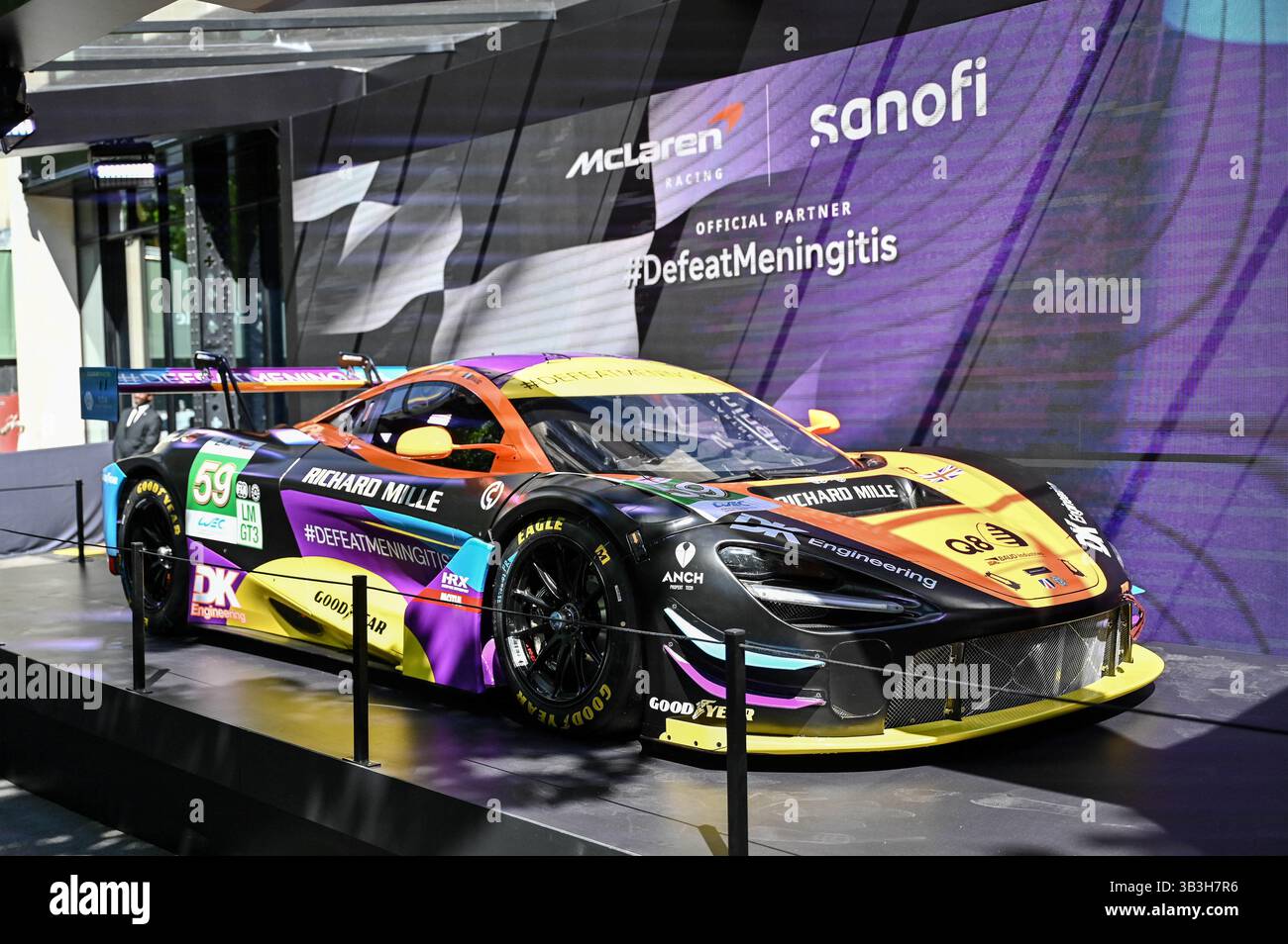 Paris, France. 29th Apr, 2025. Reveal of the McLaren Racing car for the ...