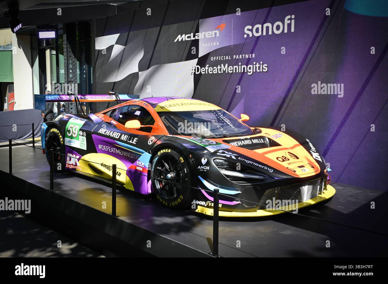 Paris, France. 29th Apr, 2025. Reveal of the McLaren Racing car for the ...