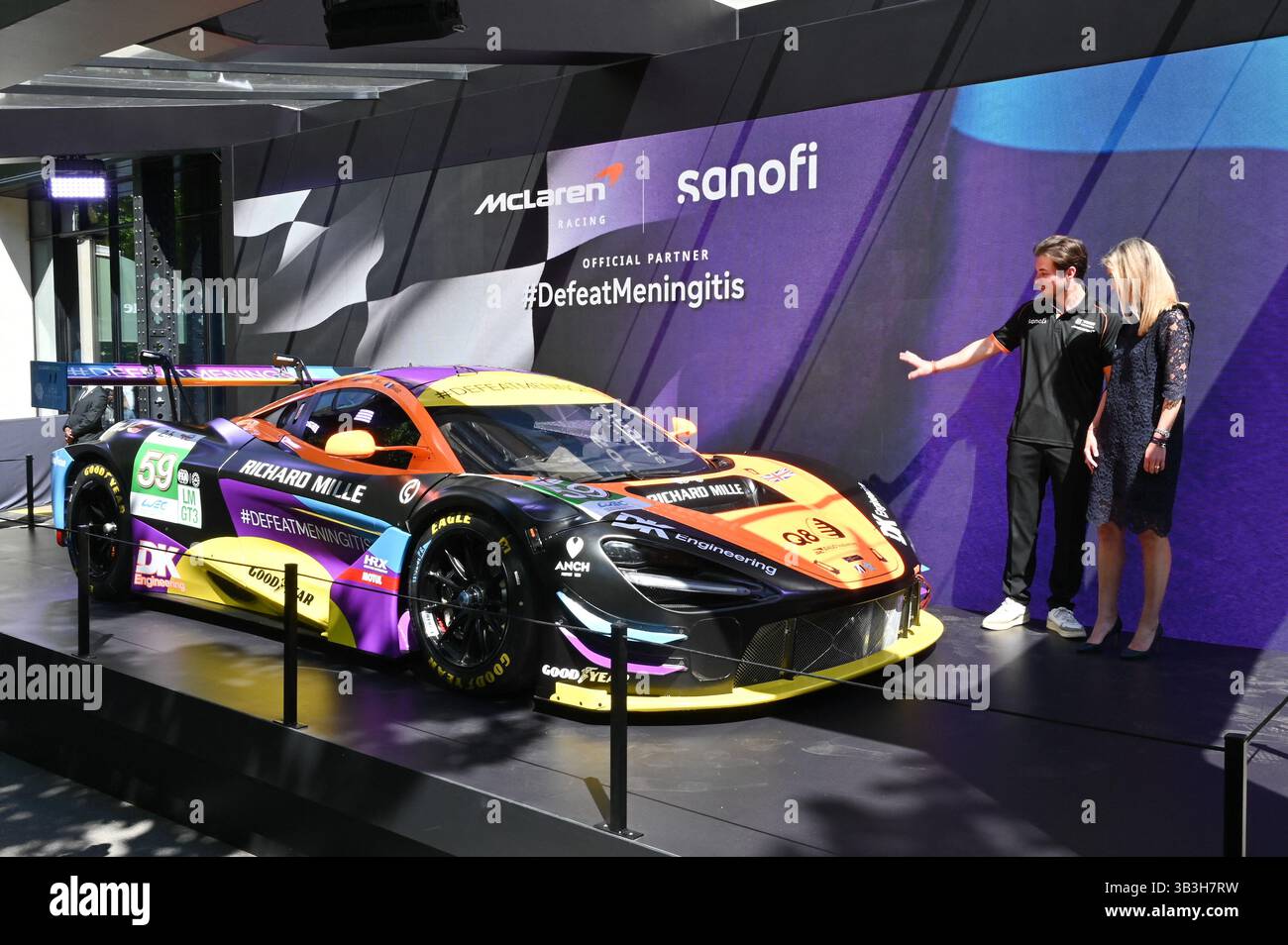 Paris, France. 29th Apr, 2025. Reveal of the McLaren Racing car for the ...