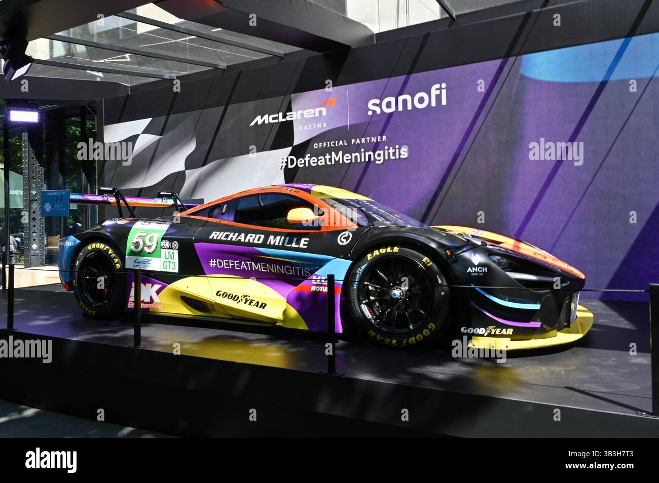 Paris, France. 29th Apr, 2025. Reveal of the McLaren Racing car for the ...