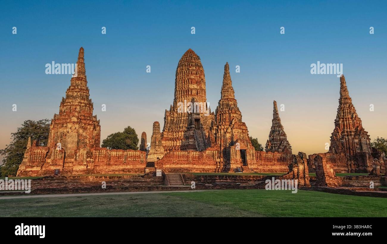 Ancient ruins and Temple in Ayutthaya City, Thailand Stock Photo - Alamy