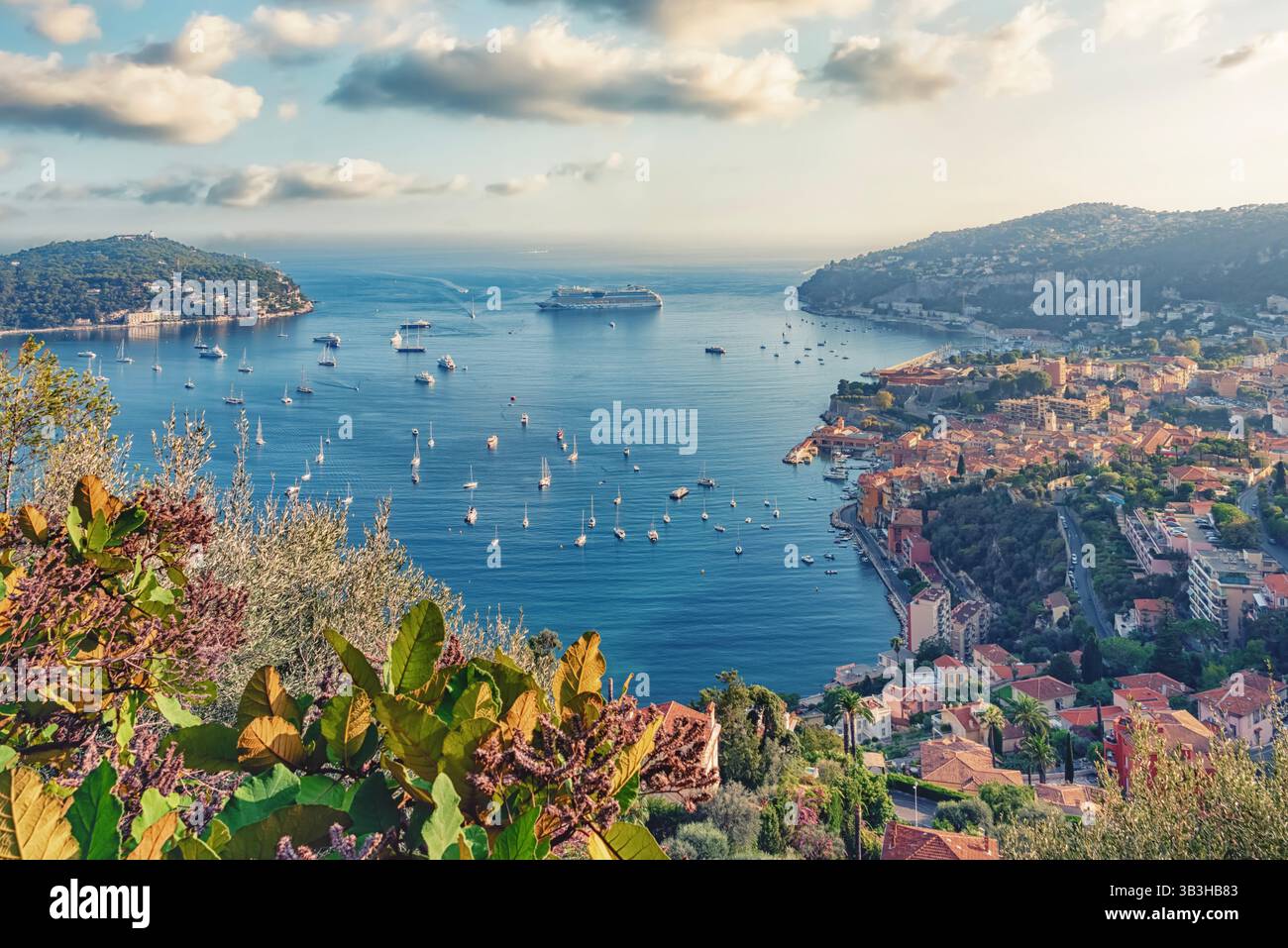 Villefranche-Sur-Mer Village on the French Riviera Stock Photo - Alamy