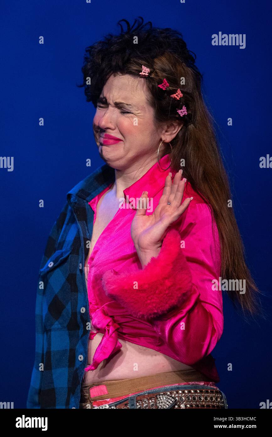 London, UK. 29 April 2025. Natalie Palamides, as both the male and ...
