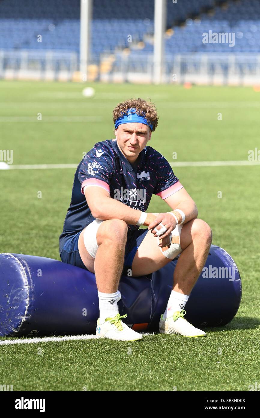 Hive Stadium Edinburgh.Scotland, UK. 29th Apr, 2025. Edinburgh Rugby ...