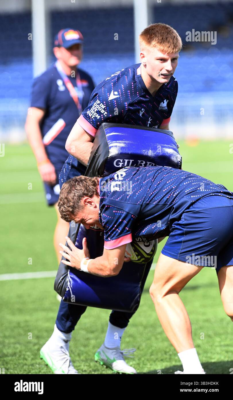 Hive Stadium Edinburgh.Scotland, UK. 29th Apr, 2025. Edinburgh Rugby ...