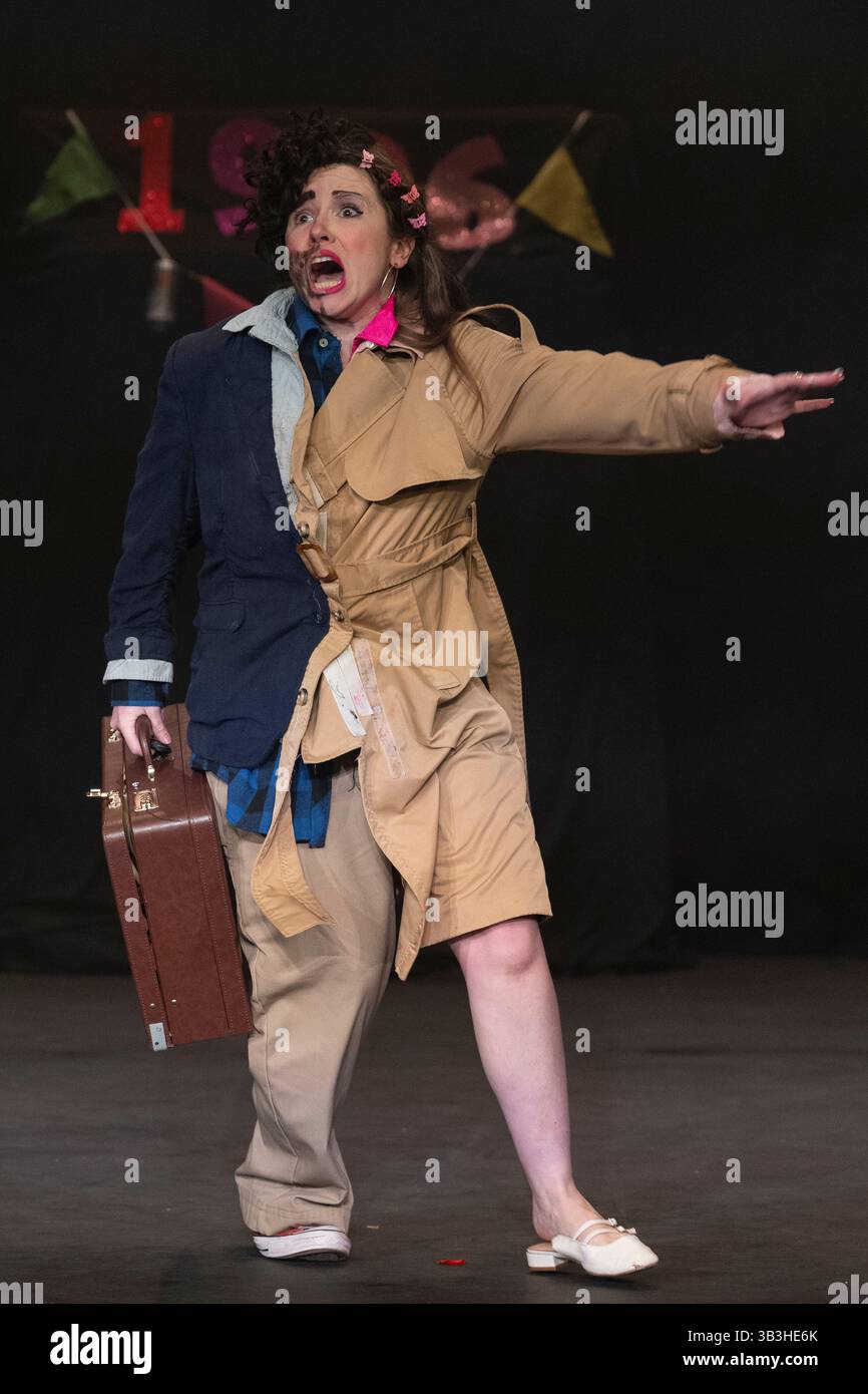 London, UK. 29 April 2025. Natalie Palamides, as both the male and ...