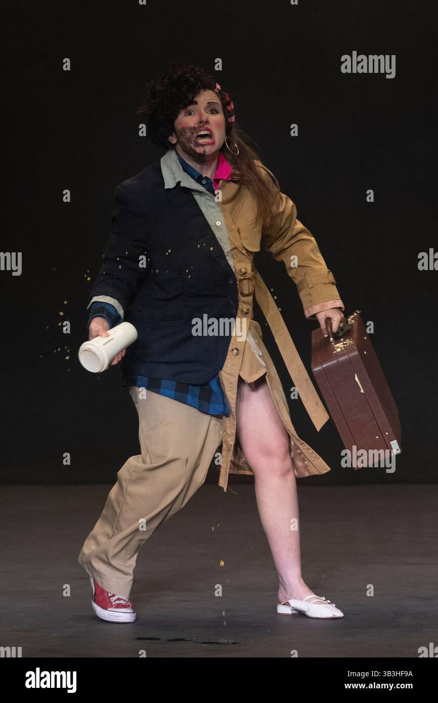 London, UK. 29 April 2025. Natalie Palamides, as both the male and ...