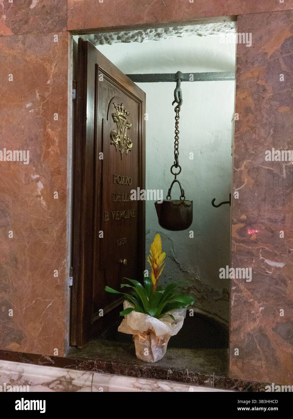 A VIEW OF THE POZZO OF THE VIRGIN INSIDE THE CHURCH OF SANTA MARIA IN ...