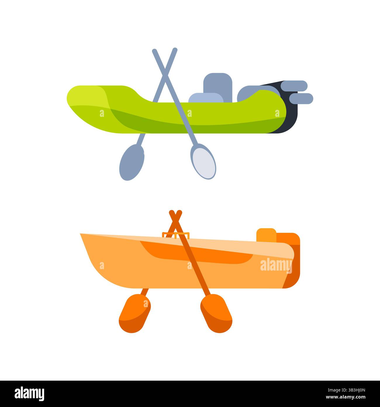 Rowing boats side view Stock Vector Images - Alamy
