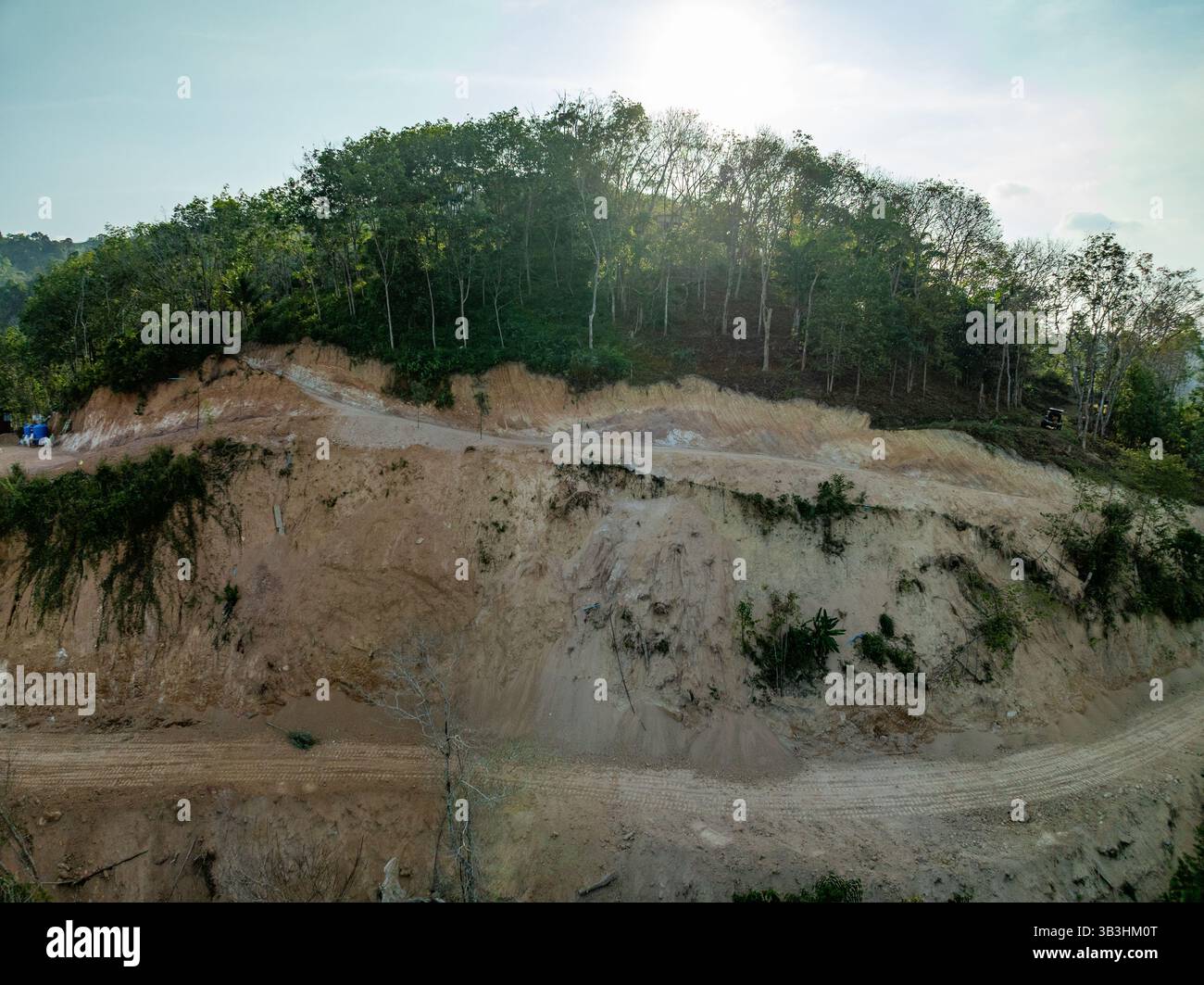 Deforestation aerial photo,Forest destroyed environmental damage from ...