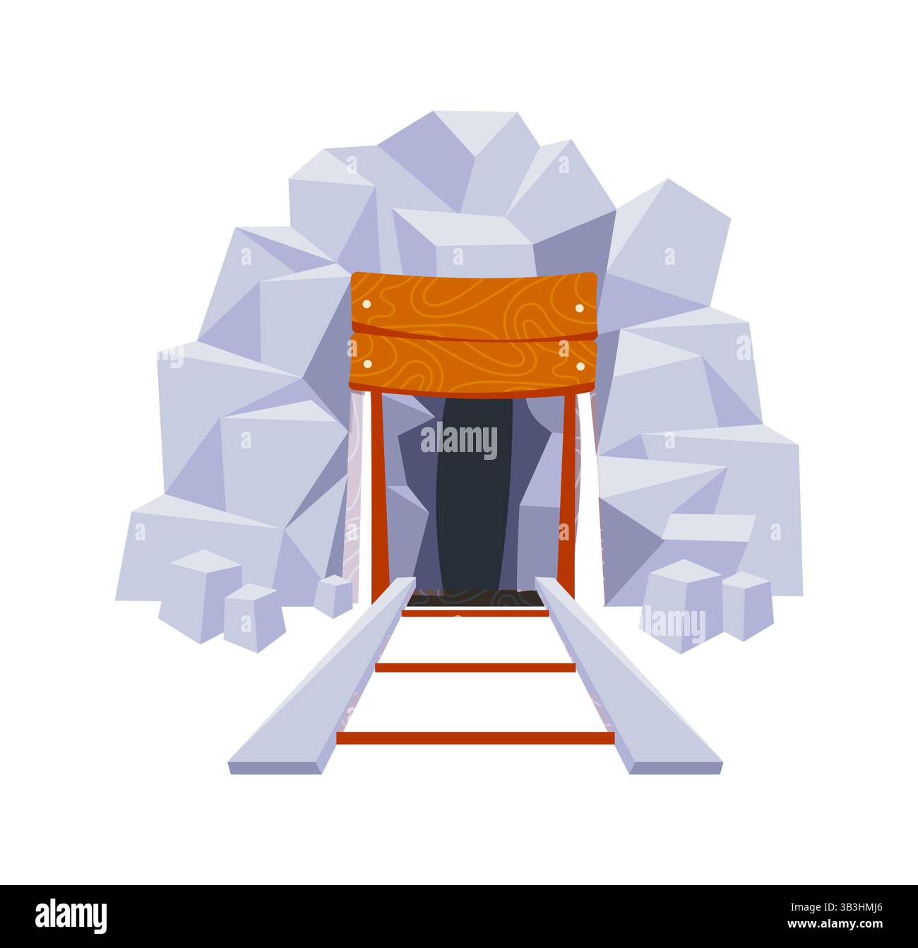 Copper mine shaft entrance Stock Vector Images - Alamy