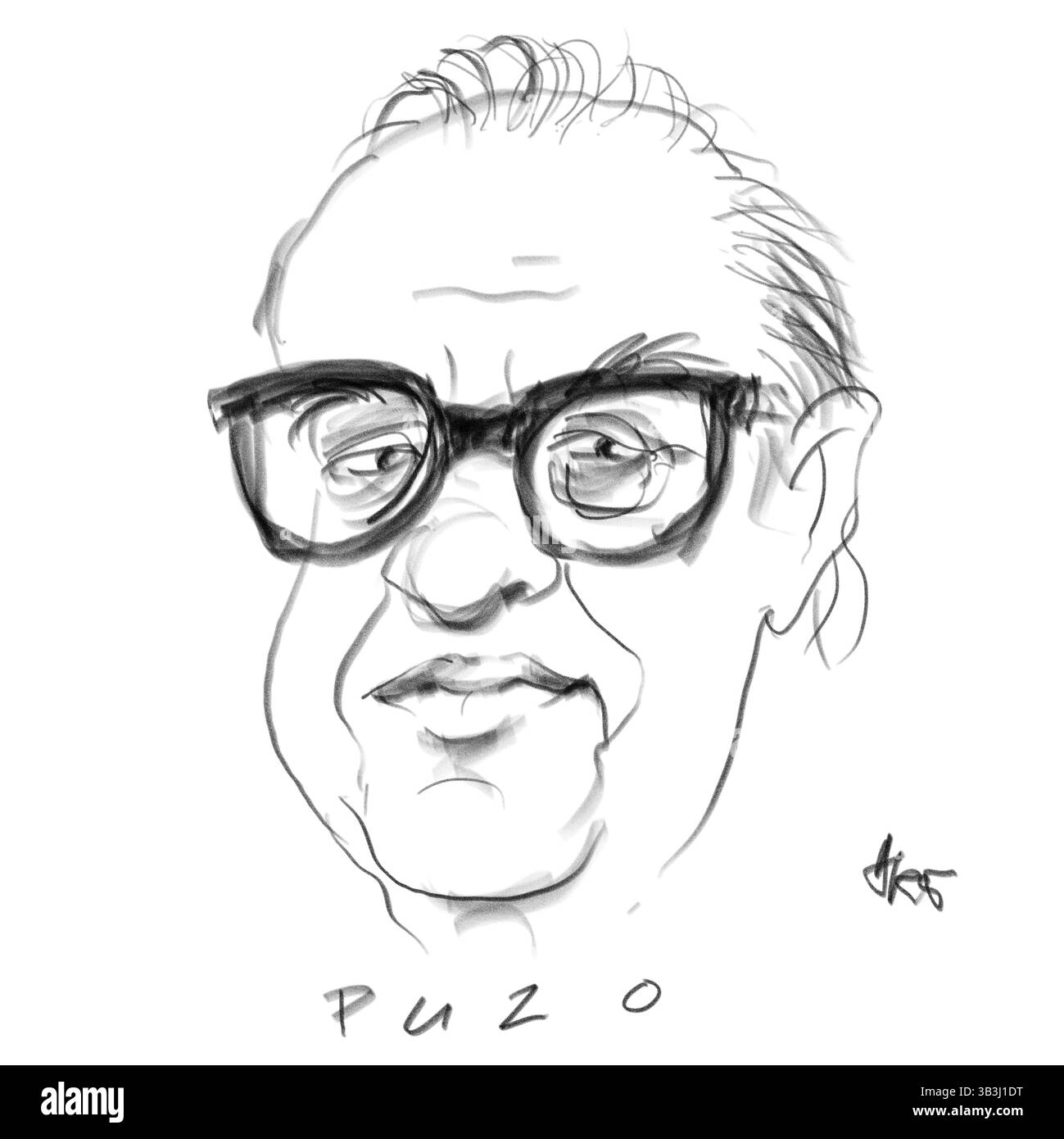 Mario puzo zeichnung hi-res stock photography and images - Alamy