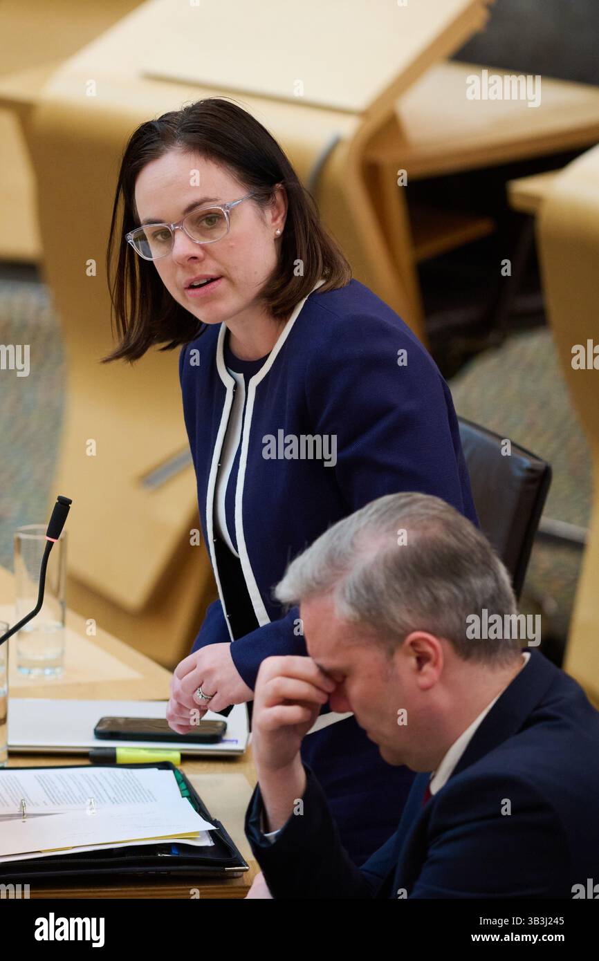 Edinburgh Scotland, UK 29 April 2025. Deputy First Minister and Cabinet ...
