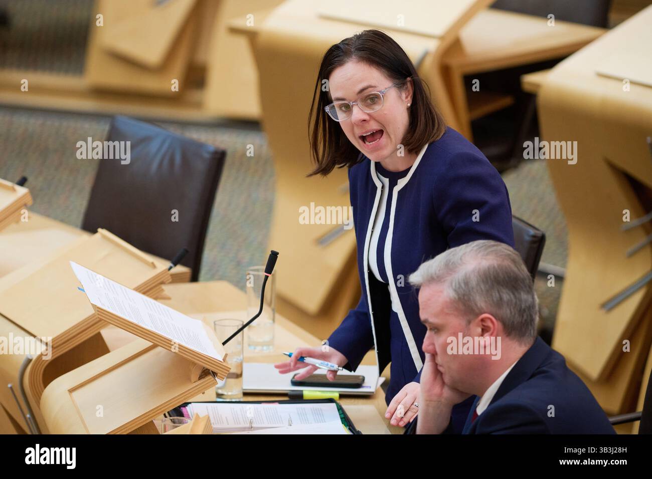 Edinburgh Scotland, UK 29 April 2025. Deputy First Minister and Cabinet ...