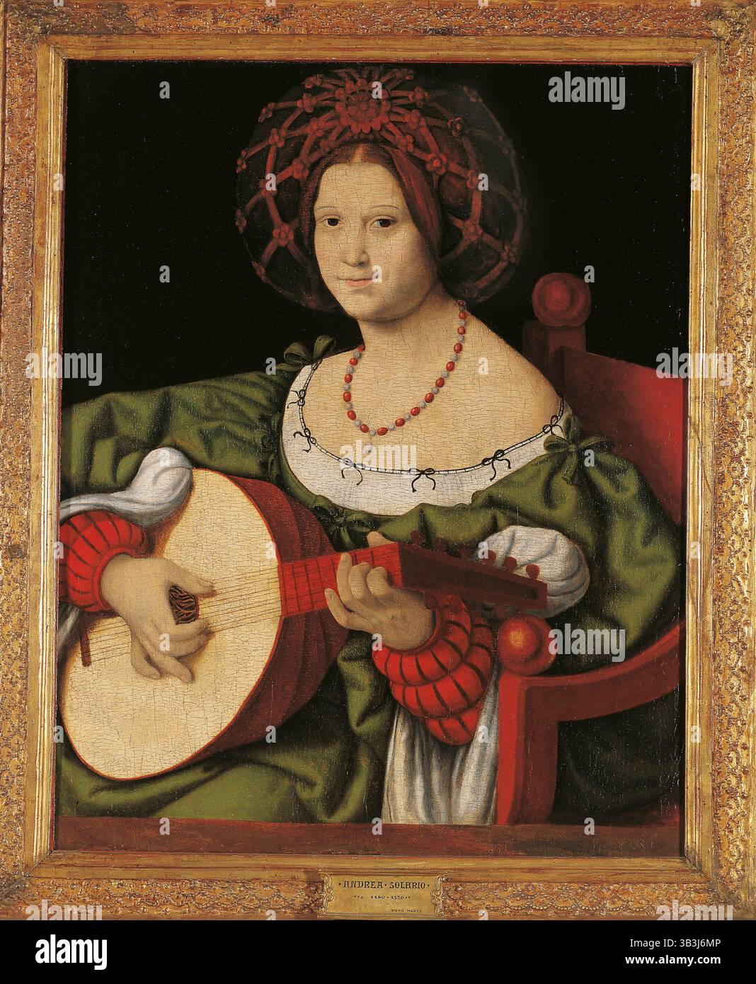 The Lute Player, by Andrea Solario (or Solari), 1520 about, 16th ...