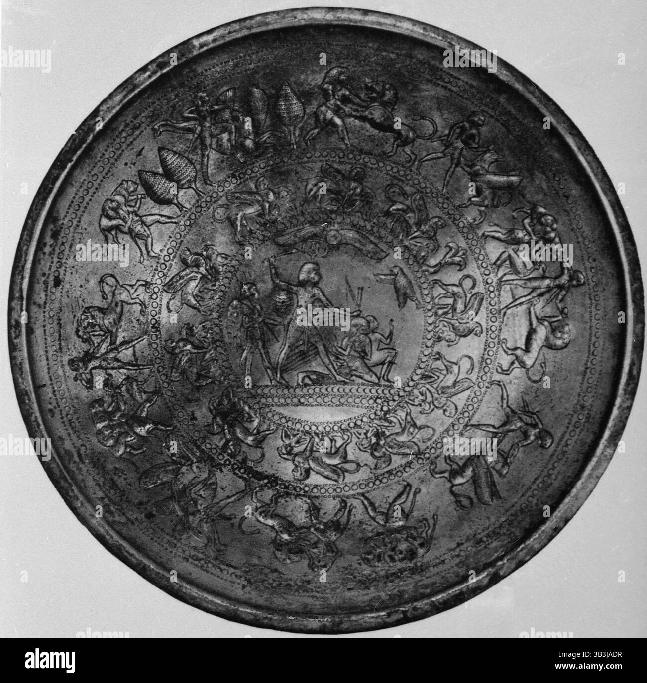 Ancient decorated plate Stock Photo - Alamy
