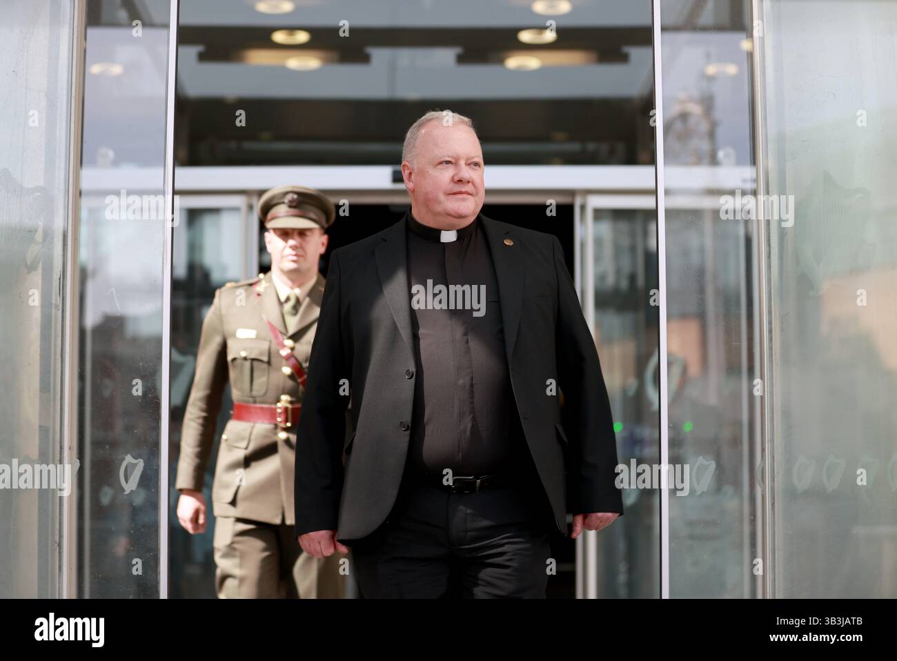 Father Paul Murphy leaving the Central Criminal Court in Dublin, where ...