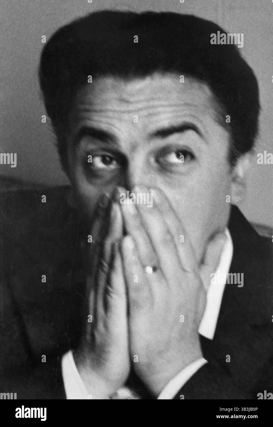 Italian film director Federico Fellini, Italy 1960s Stock Photo - Alamy