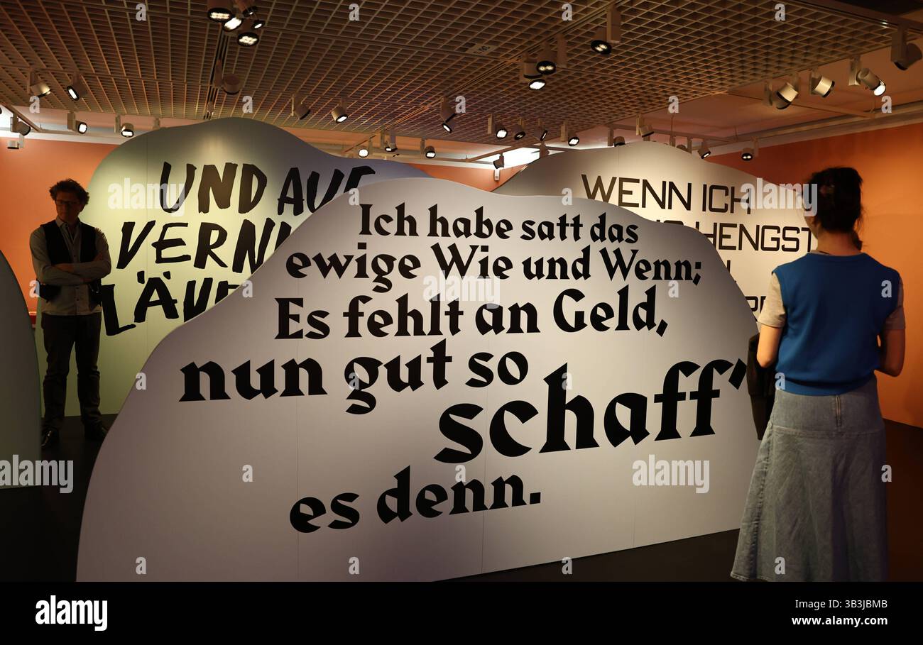 PK Themenjahr Faust - Weimar 29.04.2025, Weimar, Schiller-Museum ...