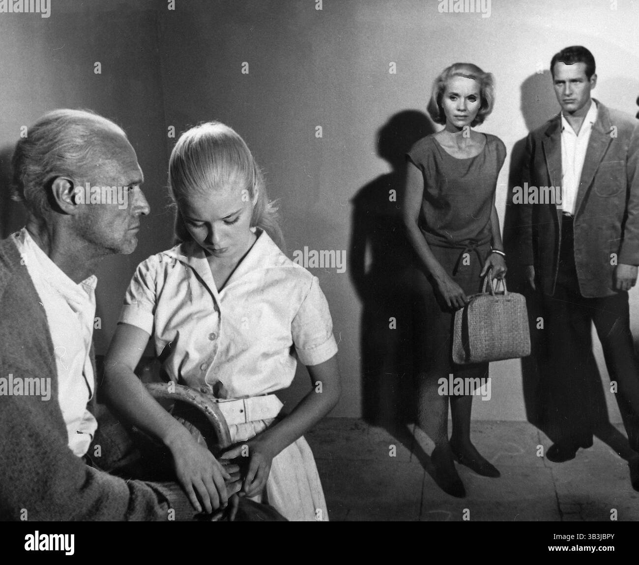 American actor Paul Newman in a movie scene, USA 1950s Stock Photo - Alamy
