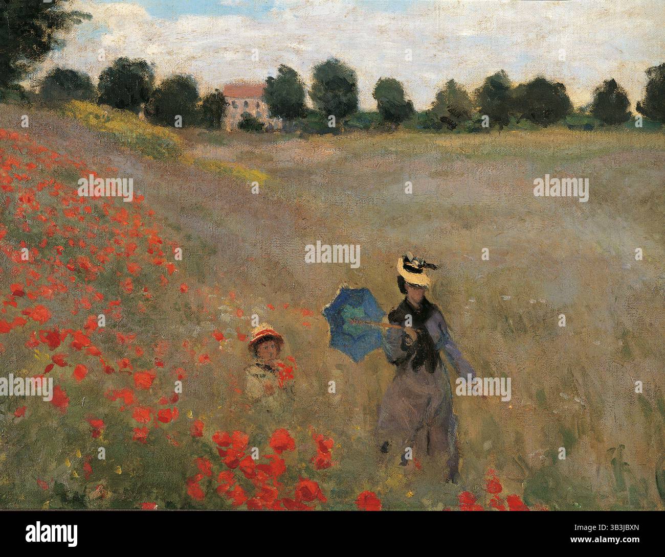 The Poppy Field, by Claude Monet, 1873, 19th Century, oil on canvas, cm ...