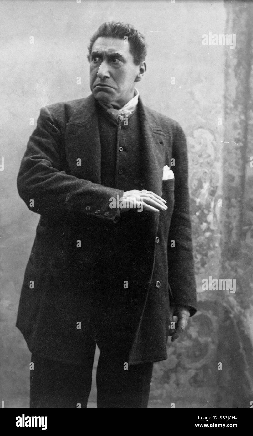 Italian stage actor Amleto Novelli, Italy 1900s Stock Photo - Alamy
