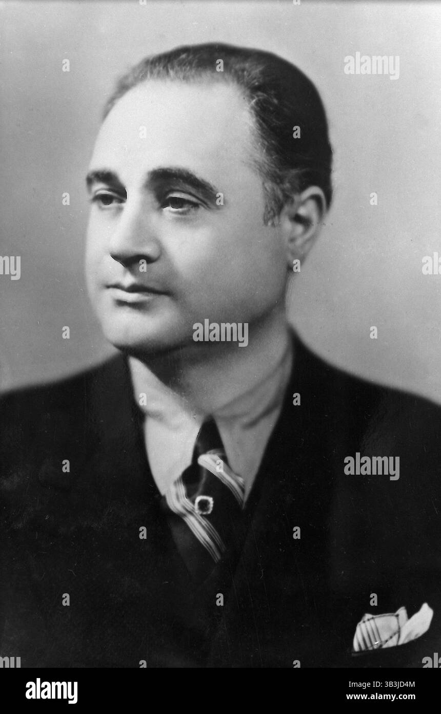 Italian opera singer Beniamino Gigli, 1930s Stock Photo - Alamy