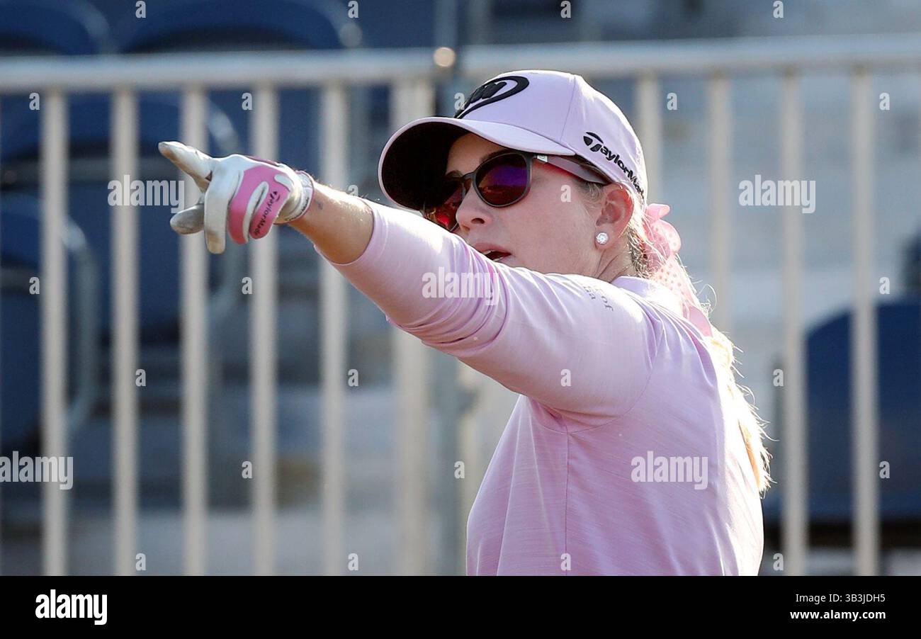 File photo dated 27-07-2018 of Paula Creamer, who has been named as an ...