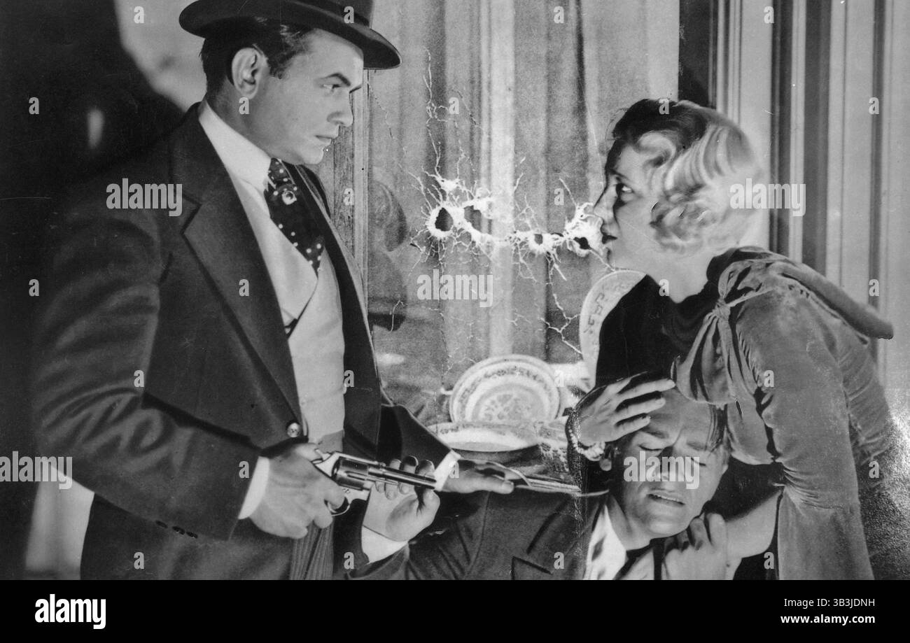 American actor Edward G. Robinson in the movie Little Caesar, USA 1931 ...