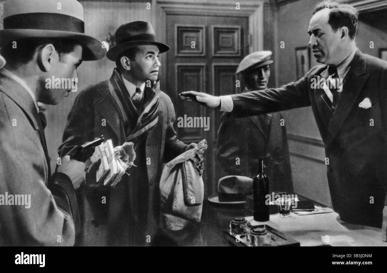 American actor Edward G. Robinson in the movie Little Caesar, USA 1931 ...