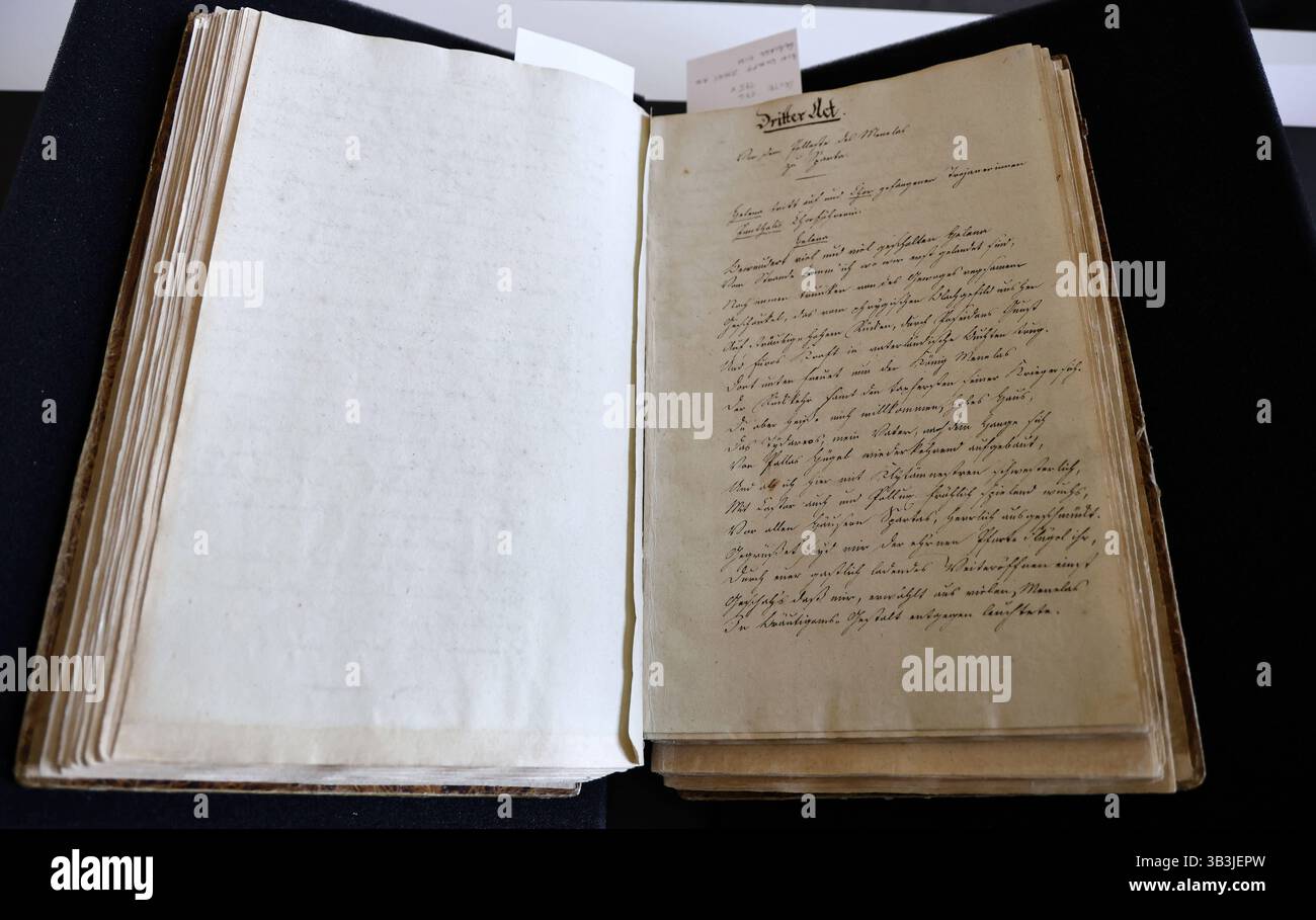 PK Themenjahr Faust - Weimar 29.04.2025, Weimar, Goethe-Schiller-Archiv ...